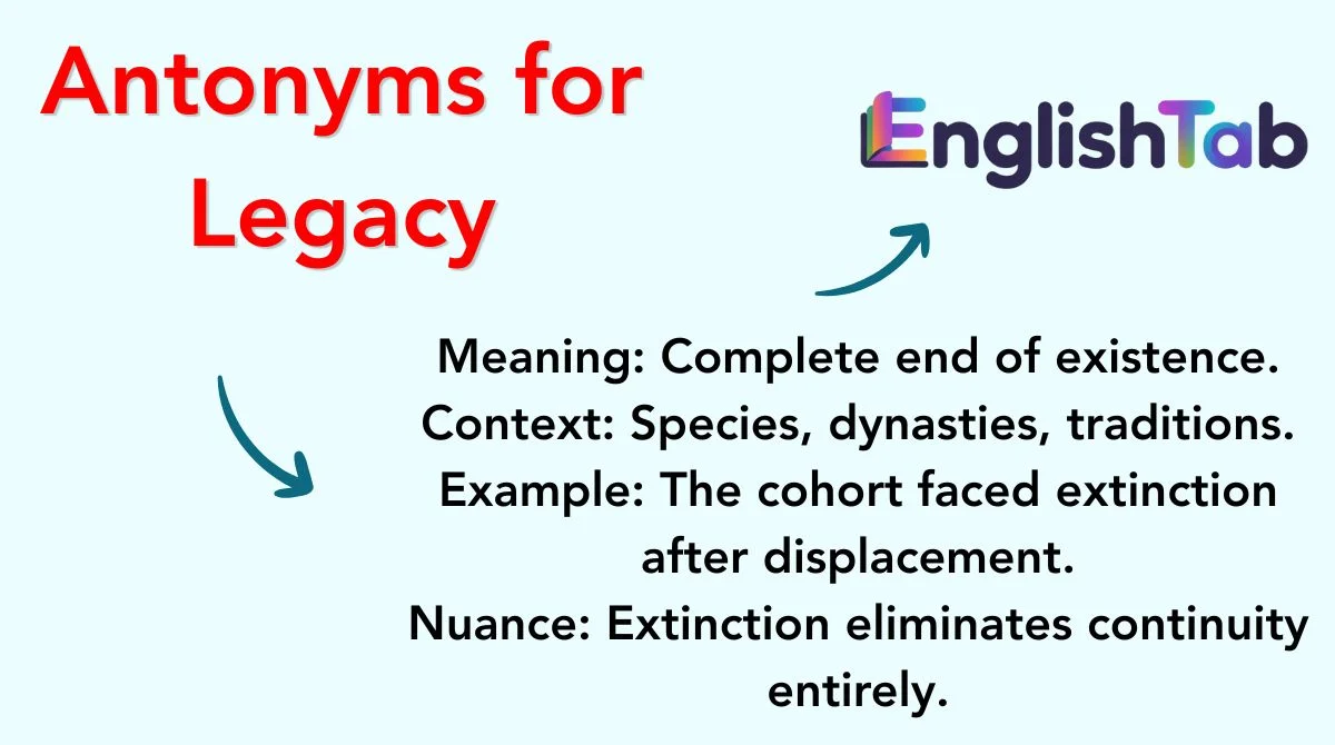 22+ Powerful Antonyms for Legacy (2026 Edition): Deep Contrast Guide ...