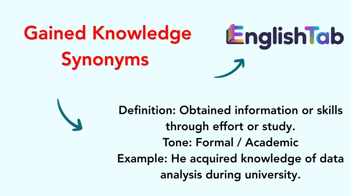 gained-knowledge-synonyms